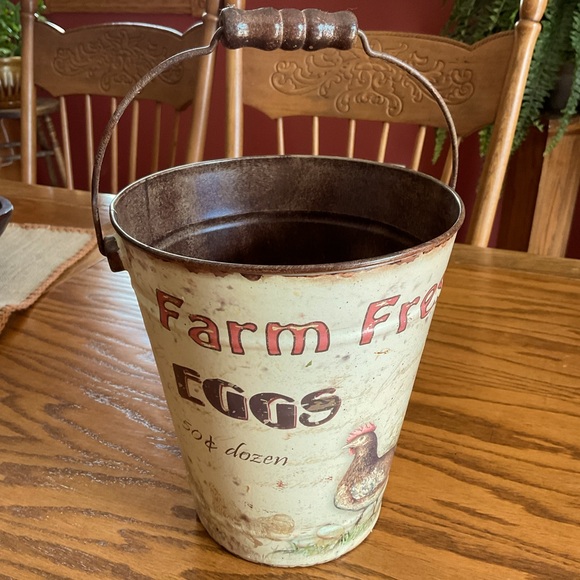 Accents | Farm Fresh Eggs Pail | Poshmark